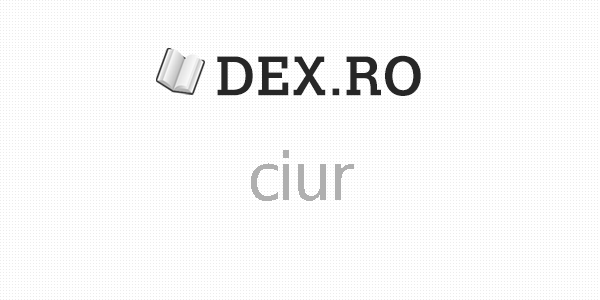 Dex ciur, ciur, definiţie ciur, dex.ro