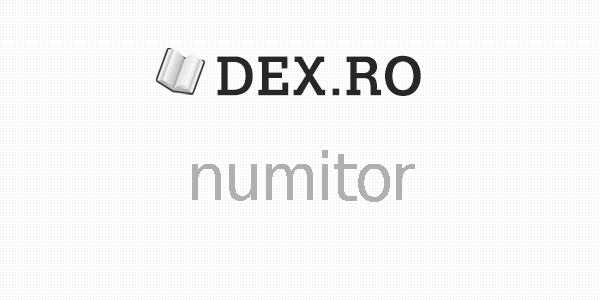 Dex numitor, numitor, definiţie numitor, dex.ro