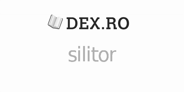 Dex silitor, silitor, definiţie silitor, dex.ro