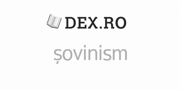 Dex șovinism, sovinism, definiţie șovinism, dex.ro